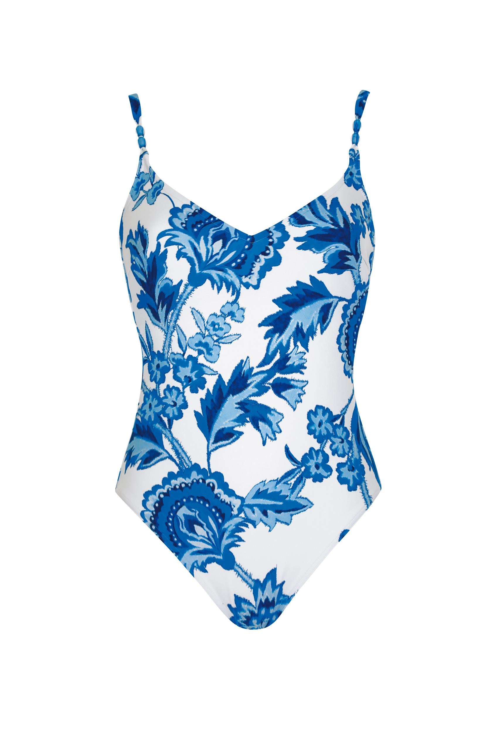 Sunflair Blue Floral One Piece – South Beach Swimsuits